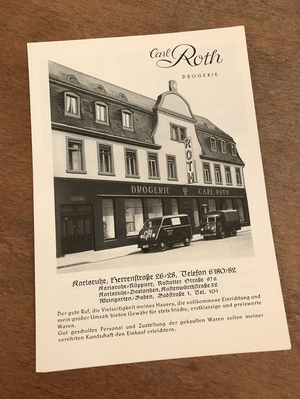 Fundstück: Roths Spezialitäten - Carl ROTH